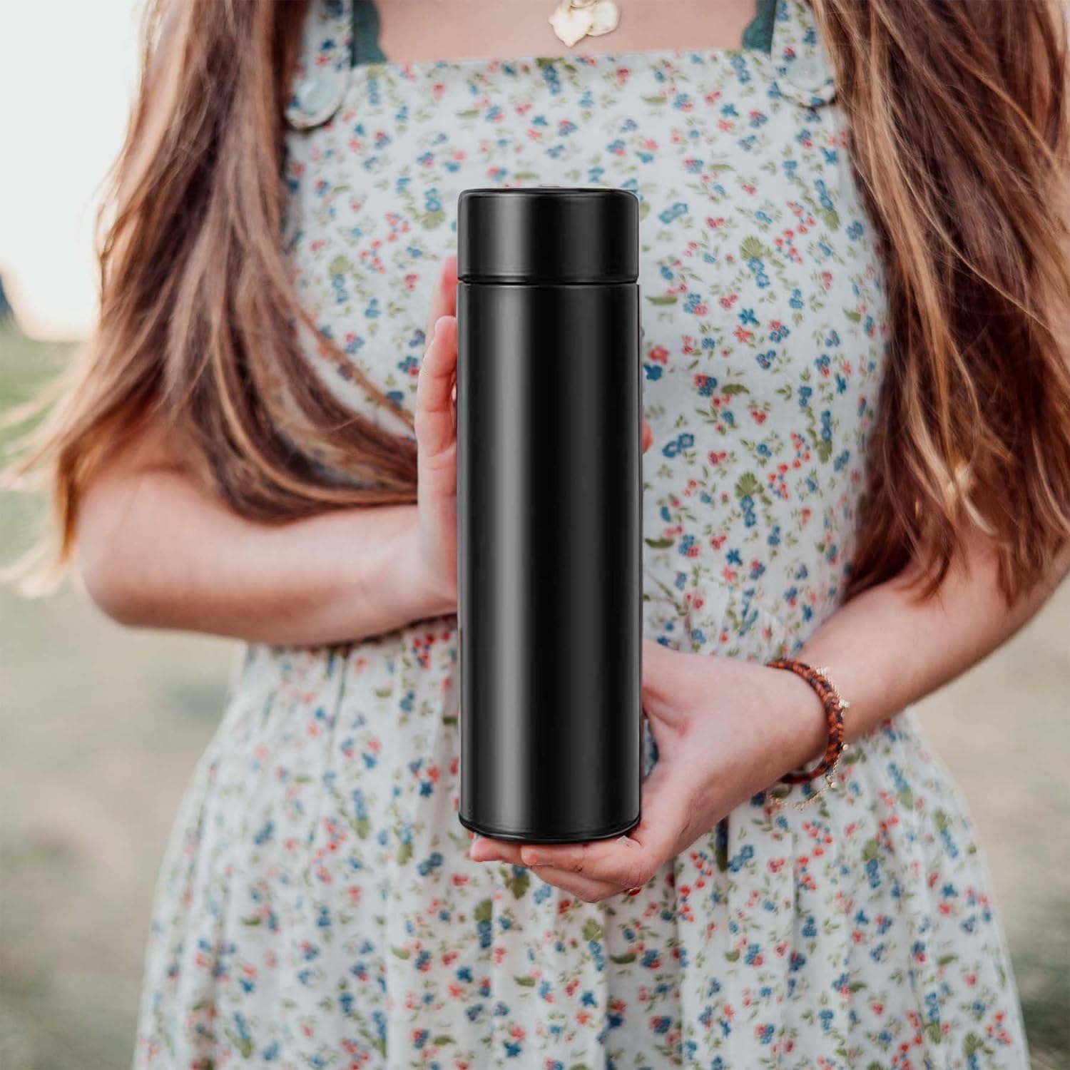 LED Temperature Display Water Bottle Double Walled Vacuum Insulated ...